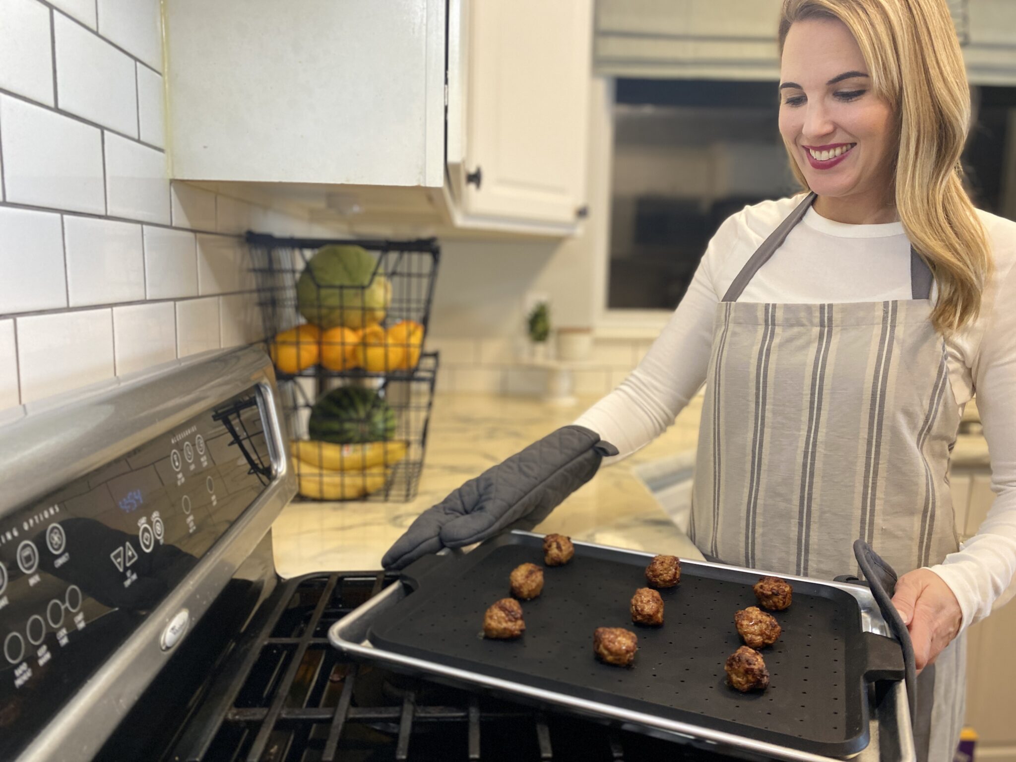 Beckon Ware Silicone Splatter Screen for Frying Pan & Grease Splatter ...